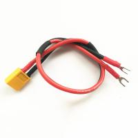 China XT60 Female to 4mm Spade Fork Battery Charging Cable 12AWG 20cm for RC Models for sale