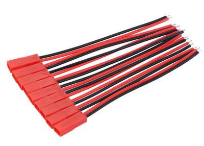 China 22 AWG JST Battery Wire Connector 2 Pin Male Female for Mini RC Helicopter 100mm for sale