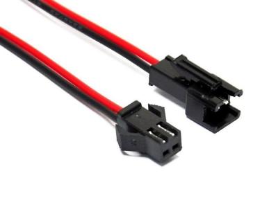 China JST SM 2.54 2 Pin Male Female Battery Wire Connector Terminal Plug AWG22-30 for sale