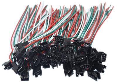 China JST SM 2.54 3 Pin Male Female Battery Connector Balancing Charge Plug 110mm Silicone Wire for sale