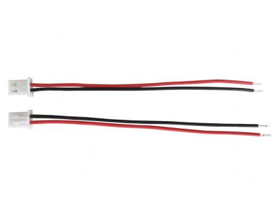 China 2.54mm Pitch JST XHP 2 Pin Crimp Male Connector Wire Harness 100mm for sale