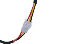 China Custom JST XH-3P Male to Female Cable Assembly 24AWG 500mm PVC Heatshrink Wire for sale