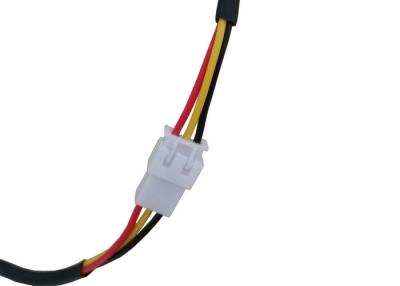 China Custom JST XH-3P Male to Female Cable Assembly 24AWG 500mm PVC Heatshrink Wire for sale