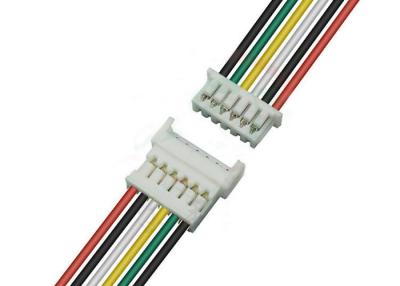 China 1.25mm Pitch Molex 51021-6P Male to Female Terminal Connector Cable Assembly 100mm for sale
