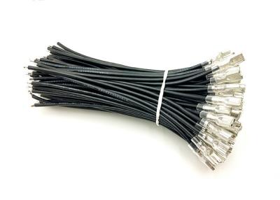 China 6.35x0.8mm Female Fully Insulated Spade Crimp Terminal Nylon Wiring Connector for sale