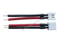 China JST XH 2.54mm 2P Female Connector Right Angle Wafer Terminal Cable Wiring Harness for sale