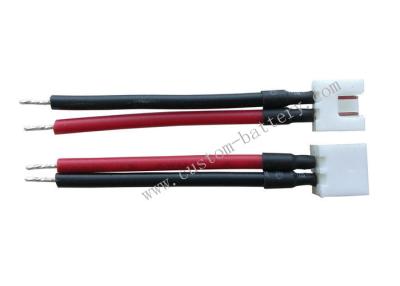China JST XH 2.54mm 2P Female Connector Right Angle Wafer Terminal Cable Wiring Harness for sale