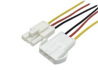 China JST EL 4.5mm Pitch 3Pin Male to Female Connector Custom Cable Assembly 18AWG for sale
