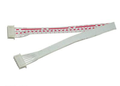 China XHP-6P 2.54mm JST Male Connector 24AWG Flat Ribbon Cable Wire Harness Assembly Low MOQ for sale