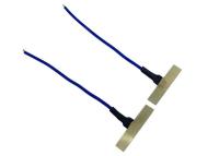 China T Type 6x30mm Crimped Nickel Plated Weld Tabs Battery Connectors Wire Harness 20-26AWG for sale