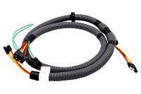 China Automotive Wire Harness 3 Bullet Prong Connectors Terminals Cable Assembly 8AWG-26AWG DC 5V-48V for sale