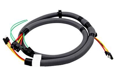 China Automotive Wire Harness 3 Bullet Prong Connectors Terminals Cable Assembly 8AWG-26AWG DC 5V-48V for sale