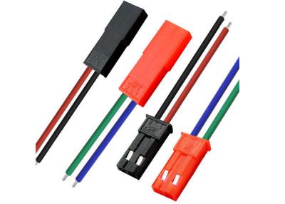 China Customized JST SYP 2 Pin Dupont Red Male Female Connector Wire Harness 2.54mm Pitch 250V for sale