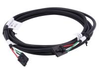 China Custom 4 Pin Male to Male Power Cord Connector Wire Harness 2.54mm Pitch OEM for sale