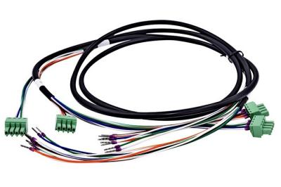 China Custom 8 Pin Flat Trailer Battery Connector Wire Harness 16AWG Overmolded Cable Assembly for sale