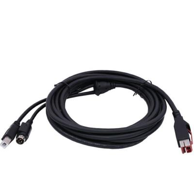 China Factory Price 2 in 1 USB Molded Cable Assembly USB 2.0 A Wire Connectors 100pcs MOQ for sale