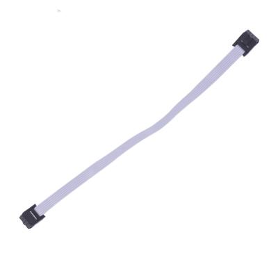 China 6 Pin Male Connector Wire Harness 28AWG UL2651 Flat Ribbon Cable Board to Board 2.54mm Pitch for sale