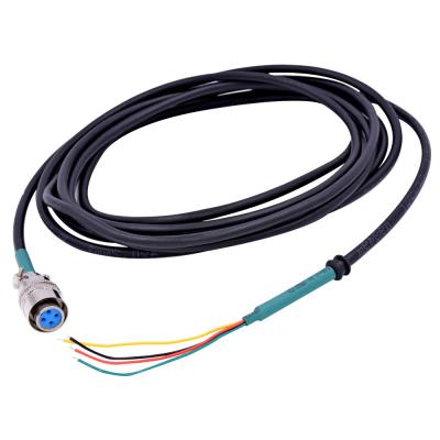 China Custom Wire Harness with 4 Pin IP67 Waterproof Plug Male Socket Connector Electrical Cable Assemblies Manufacturer for sale