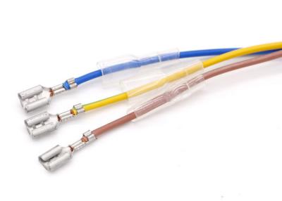 China 4.8mm 187 Female Spade Terminal Nylon Fully Insulated Faston Wiring Harness 16-22AWG for sale