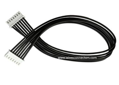 China JST XH 7P 2.54mm Pitch Male to Male Connector Extension Wire Custom Cable Assembly 3A 250V for sale