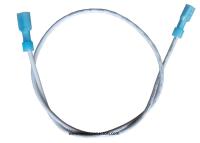 China 6.35mm to 4.8mm Female Spade Terminals Fully Insulated Faston Extension Wire 14-16AWG 15A for sale