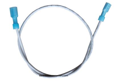 China 6.35mm to 4.8mm Female Spade Terminals Fully Insulated Faston Extension Wire 14-16AWG 15A for sale
