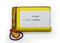 China 603450 3.7V 1100mAh LiPo Battery 1S1P Rechargeable Lithium Polymer Cell for sale