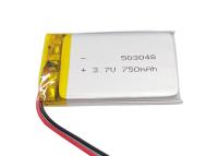 China 503048 3.7V 750mAh Lipo Battery High Capacity Lithium Polymer Rechargeable for sale