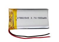 China 802545 3.7V 900mAh Rechargeable LiPo Battery Single Cell Lithium Polymer for sale