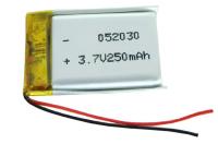 China Lithium Polymer Battery Pack 3.7V 502030 250mAh for Smart Watch High Power for sale