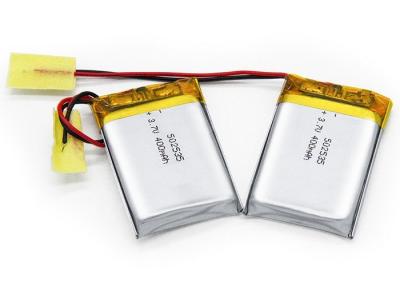 China 502535 400mAh 3.7V Lithium Polymer Battery Pack for GPS Portable Devices for sale
