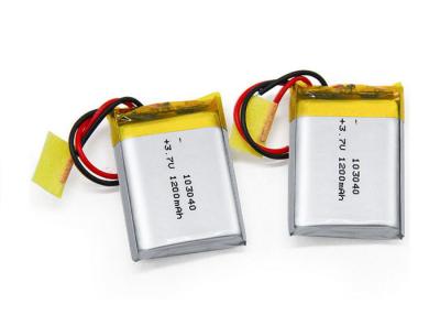 China 3.7V 1200mAh Lithium Polymer Rechargeable Battery 103040 1 Cell Lipo Battery for sale