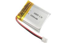 China 103035 3.7V 1050mAh Li Ion Rechargeable Battery 1 Cell Lipo Battery Pack for sale