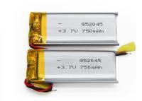 China High Safety 3.7V 750mAh 852045 Lithium Polymer Battery Pack for Speaker for sale