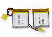 China 802530 500mAh 3.7V Lithium Polymer Rechargeable Battery 1S1P Lipo Cell for sale