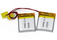 China 602528 360mAh 3.7V Lithium Polymer Battery for GPS Bluetooth Devices for sale