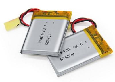 China 402535 3.7V 320mAh LiPo Rechargeable Battery A Grade Safety Protection for sale