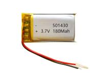 China Lipo Battery 501430 3.7v 150mah Lithium Polymer Battery Pack For Bluetooth Headset for sale