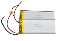 China 6040100 3400mAh 3.7V Li-Polymer Battery Lipo 3.7 Volt Lithium Polymer Rechargeable Cell for sale