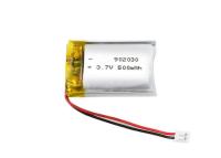 China Customized 902030 3.7V 500mAh Lipo battery 1 cell Lithium polymer battery for sale