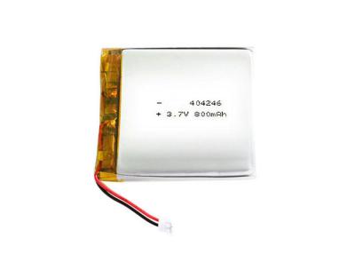 China Rechargeable LiPo Battery 404246 3.7V 800mAh Lithium Polymer Cell for Sale for sale