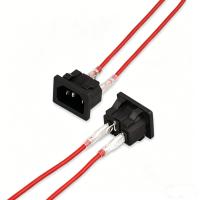 China Custom FLDNY 1.25-250 Brass Nylon Spade Female Crimp Wire Harness Cable Assembly for sale