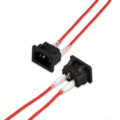 China Custom FLDNY 1.25-250 Brass Nylon Spade Female Crimp Wire Harness Cable Assembly for sale