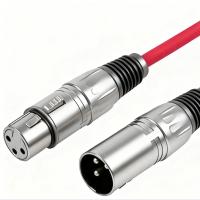 China Custom Cable Solution 3pin Male to Female,  Cable Assembly Manufacturing for Microphone, Mixer, Recording Studio for sale