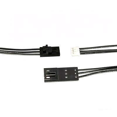 China Custom PH2.0 3P JST-Style Connector 2.54mm Pitch UL1007 26AWG Pre-Crimped Wire Harness for Smart Sensor Lighting for sale