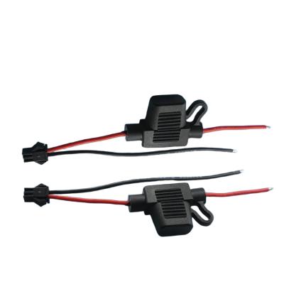 China Custom Cable Assembly SM2.54-2P Terminal Wire High-Temperature Silicone Wire 100mm Automotive Power Connection for sale