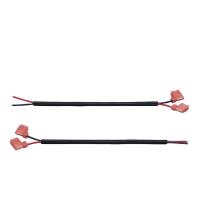 China Custom Wire Harness Connectors Flag Female Spade Terminal Nylon Insulated Cold Pressed 12 AWG for sale