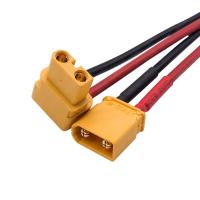 China Custom AMS XT30ULW-F Right-Angle Plug Cable — Drone Battery Pack Wiring Harness / XT60 Battery Cable for Drone Tether Cable for sale