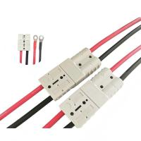 China Custom Battery Adapter Connector 120A Anderson SB50 Split to 2x50A Silicone Cable 600V DC 300mm for sale