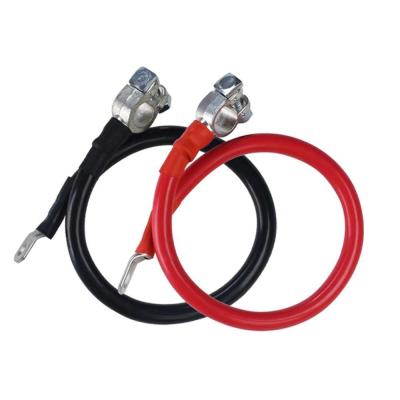 China Custom Heavy Duty Battery Cable Assembly 2AWG 4AWG 6AWG Pure Copper PVC Jacket for Automotive Marine Solar for sale
